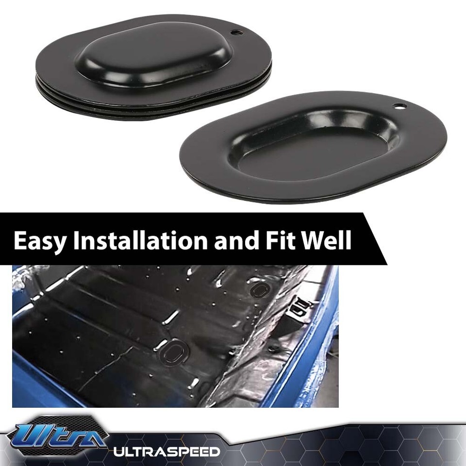 Trunk Floor Pan Drain Plug Plate 4PCS Set Fit For Firebird Camaro GTO ...