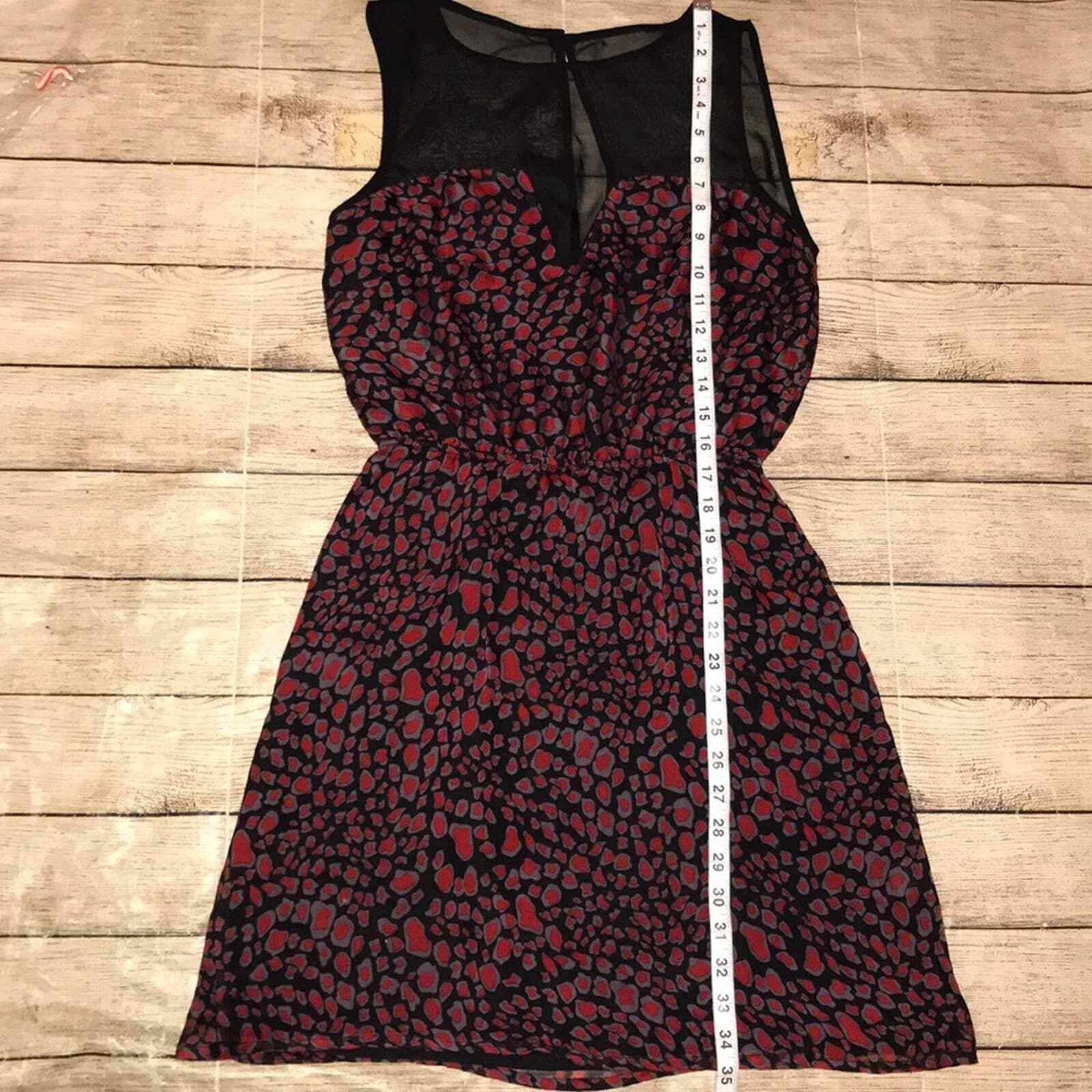 Anthro Wendy Katlen Silk Circle Print Dress Sleevel… Gem