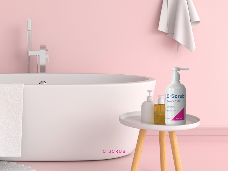 C-Scrub Wash Chlorhexidine 4% Hand ,Skin Cleanser- 500ml - Hibiscrub ...