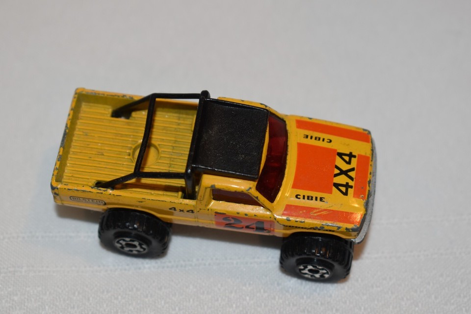 Matchbox 1981 Yellow 4x4 Open Back Truck Made in Macau 1:64 scale | eBay