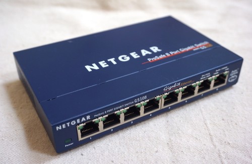 NetGear ProSafe 8-Port Gigabit Ethernet Switch GS108 v3 With Power ...