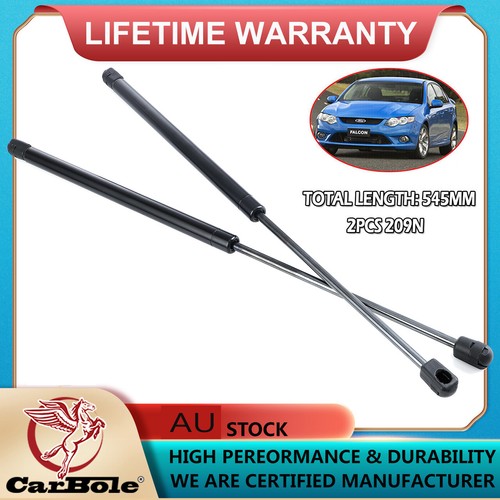 Bonnet Gas Struts For Ford Falcon FG 2008 09 10 -2014 Mk1 Mk2 XT XR6 ...