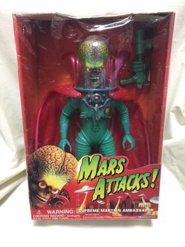 Mars Attacks Martian Supreme Ambassador Figure Toy 1996 | eBay