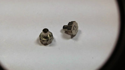 Edox S/steel watch crown diameter 4.4mm, tube 2mm tap ten (0.9), watch ...