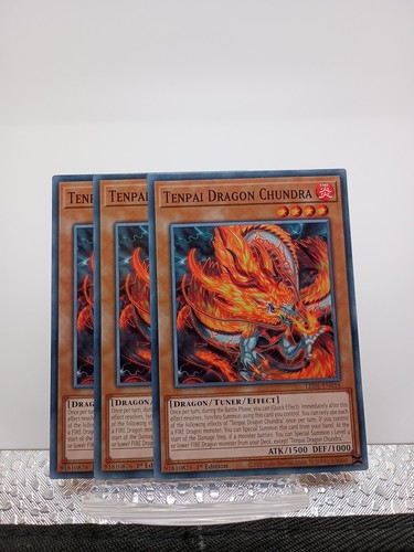 Yugioh! 3x Tenpai Dragon Chundra LEDE-EN018 Common 1st Ed NM | eBay UK