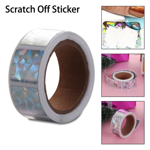 Cards Tag Scrape Labels Adhesive Paper Package Label Scratch Off ...