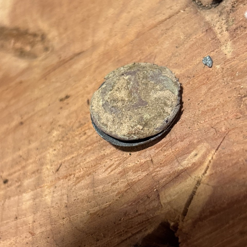CIVIL WAR CONFEDERATE C.S.A. BLOCK I INFANTRY FULL SIZE COAT BUTTON DUG ...