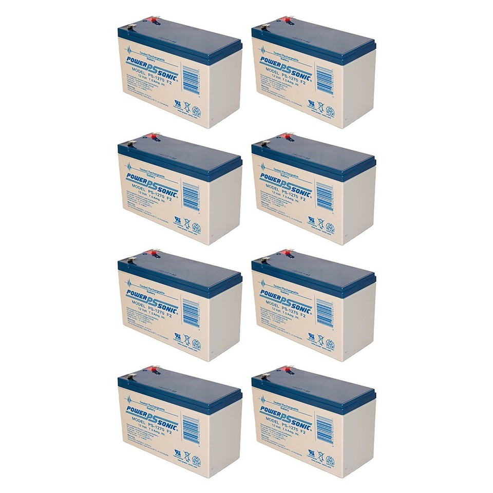 Power-Sonic 12V, 7Ah, AGM, F2 Battery Compatible with PowerStar SEC1075 ...