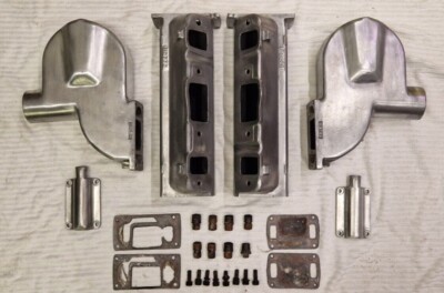 Oldsmobile 455 Marine Exhaust Manifolds Berkeley Pack-A-Jet | eBay