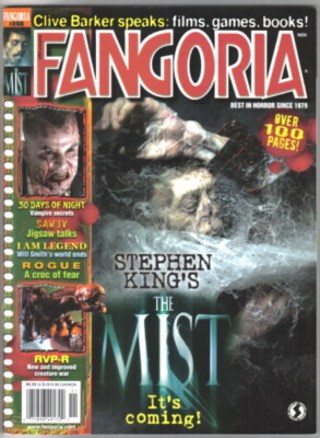Fangoria Horror Magazine #268 The Mist Cover 2007 NEW UNREAD VERY FINE+ ...