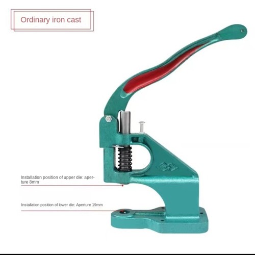 Metal Manual Grommet Machine Hand Press Abrasive Tools Eyelets Spot ...