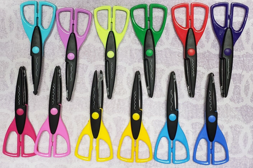 Craftsmart Decorative Scissors 12pc Set for Crafting Scrapbook Art ...