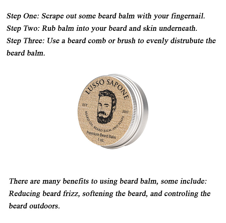 Beard Box Kit. Includes: Beard Oil, Beard Balm, Beard Wash, Wood Comb ...