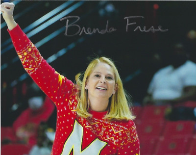 BRENDA FRESE Signed 8 x 10 Photo MARYLAND TERRAPINS Women's Basketball ...