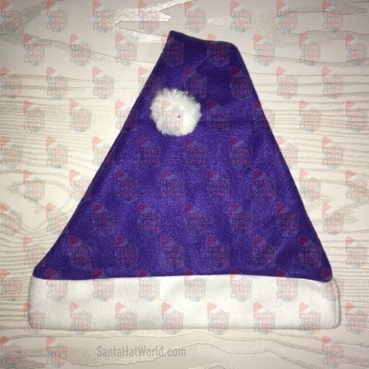 Fleece Purple Santa Hat NOT felt - from USA | eBay