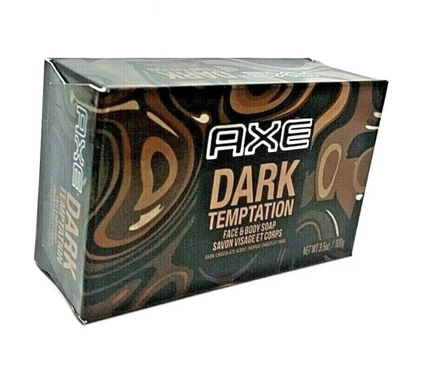 AXE DARK TEMPTATION FACE & BODY SOAP BARS 12 x 3.5 oz Ea Bar SEALED ...