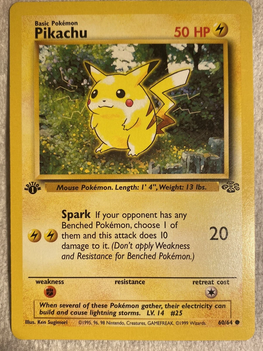 Pikachu Pokemon Card 1st Edition