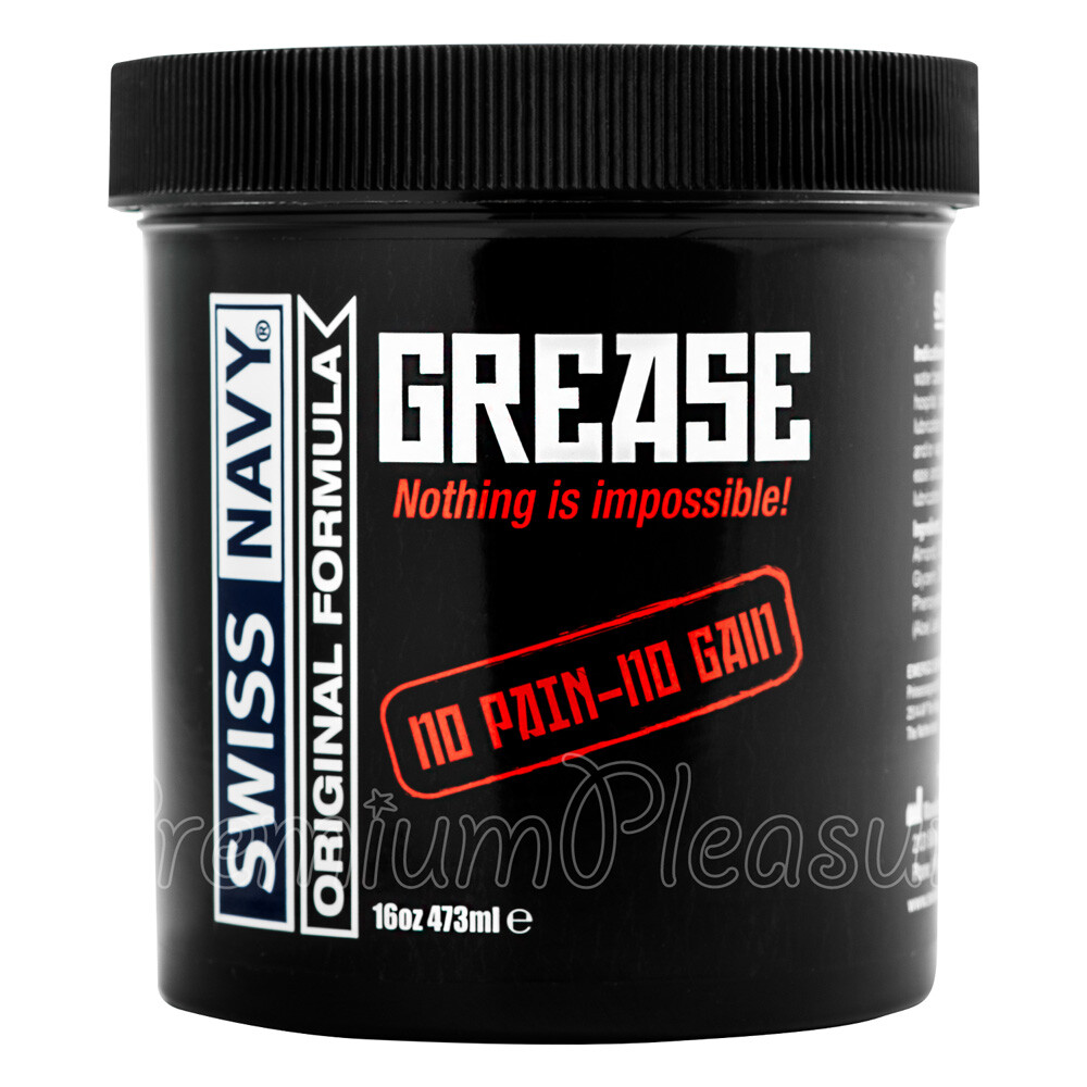 Swiss Navy GREASE lubricant Jar cream Original formula Anal Rich Oil ...