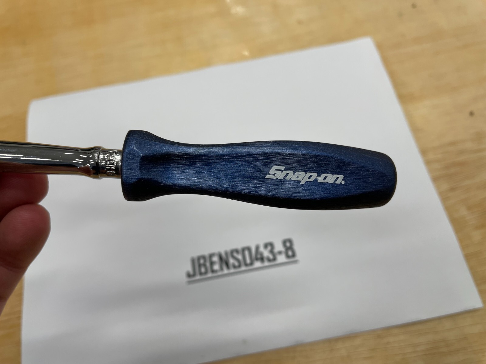 Snap-on Tools POWER BLUE 1/4" Drive Hard Grip Multi-Position Ratchet ...