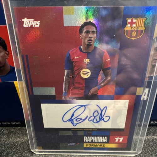 Raphinha 109/250 Autograph | Topps 24/25 Barcelona Team Set | eBay