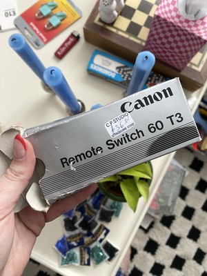 Canon Remote Switch 60 T3 shutter release/ trigger. Boxed. | eBay UK