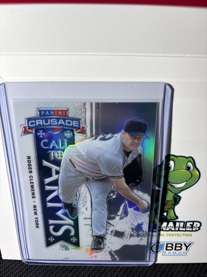 2025 Panini Crusade Baseball Roger Clemens Call To Arms Silver Prizm ...