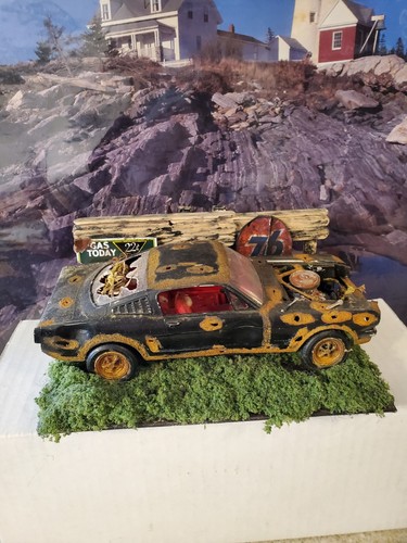 Built model car Junkyard Barn Find Built '68 Ford Mustang Fastback ...