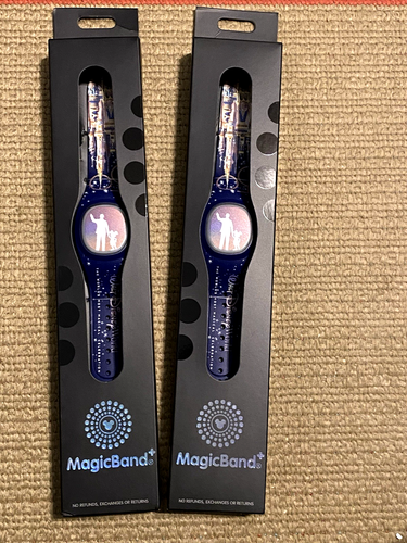 Disney Mickey Mouse And Walt Magic Band Plus Unlinked New HTF NIOB | eBay