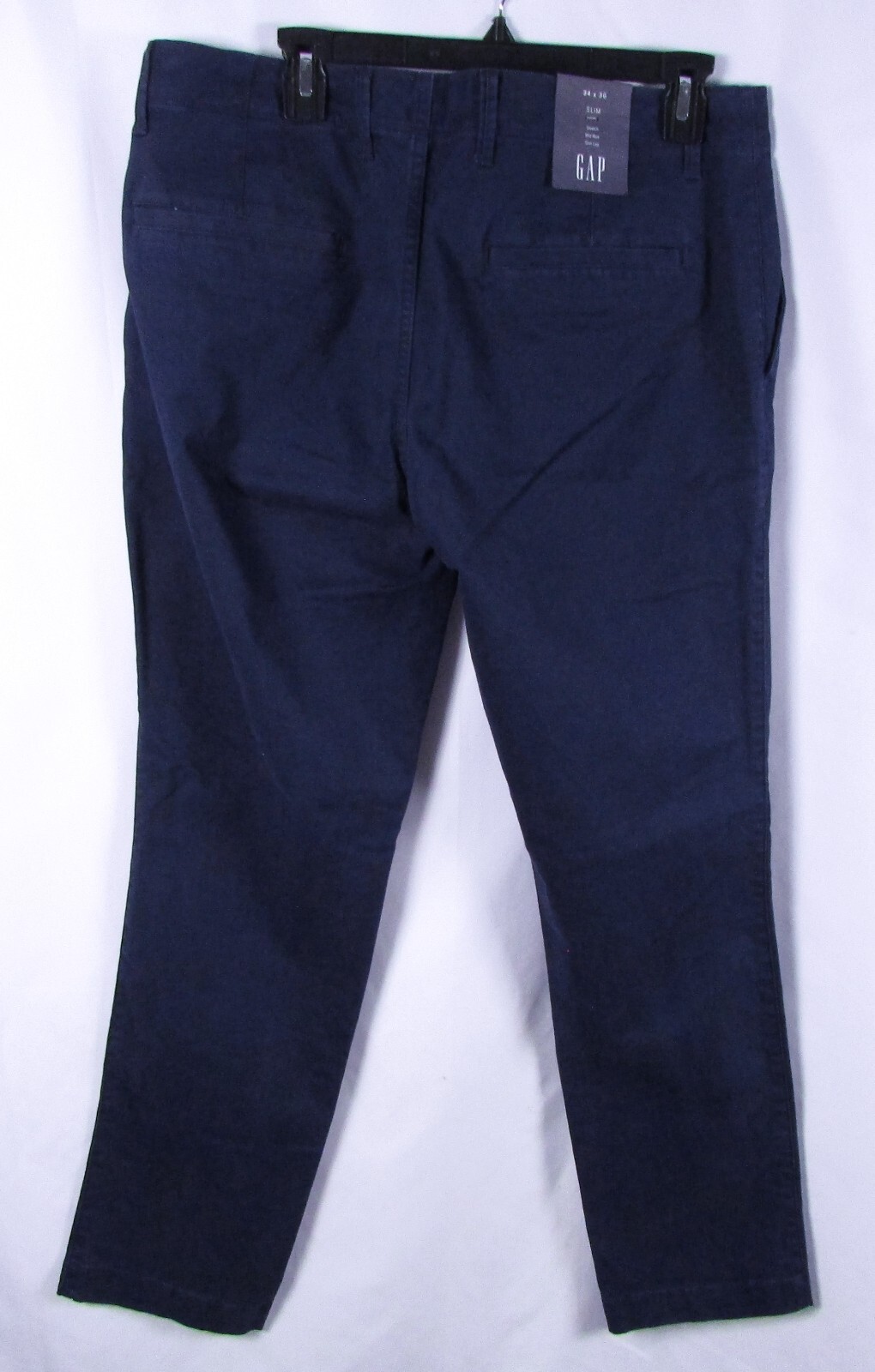 Gap Pants Men Blue 34/30 Flat Front Regular Stretch | eBay