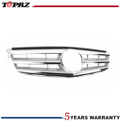 Front Chrome Grille for Mercedes Benz C CLASS W204 S204 C200 C250 ...