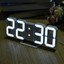 BIG NUMBERS LED Digital Alarm Clock Electronic Desk Table Watch Large ...