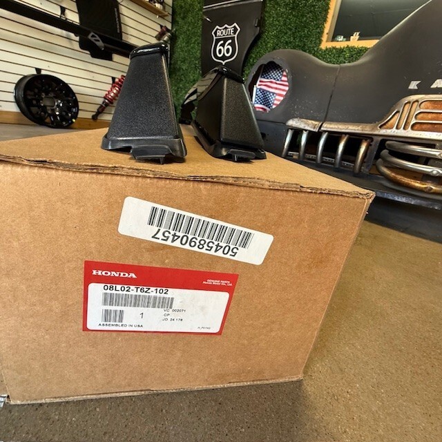 (1) Genuine Honda Black Roof Rail Kit Fits: 2017-202 Ridgeline (08L02 ...