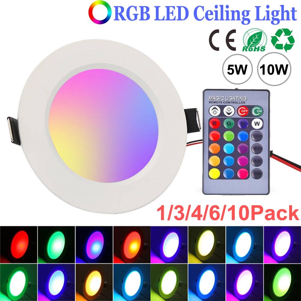 Color Changing Led Recessed Ceiling Lights | Shelly Lighting
