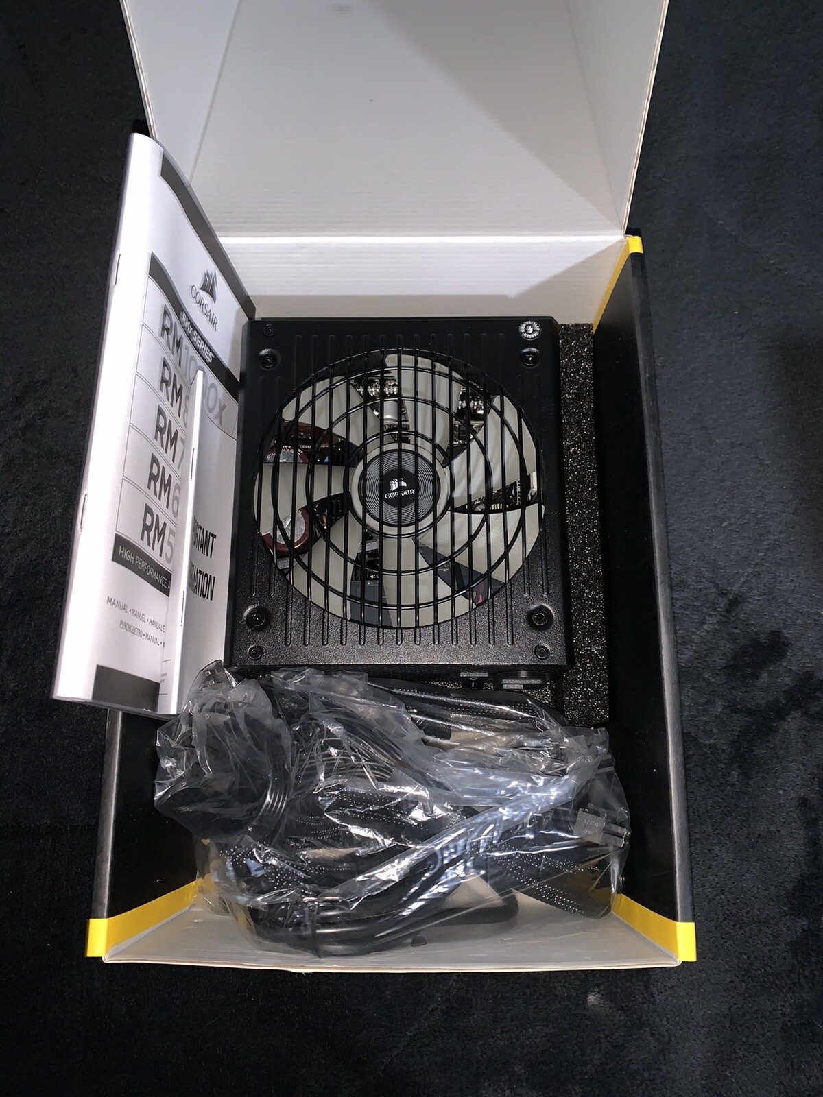 Corsair RM550X 80+ Gold 550W Fully Modular Power Supply CP-9020177-NA ...