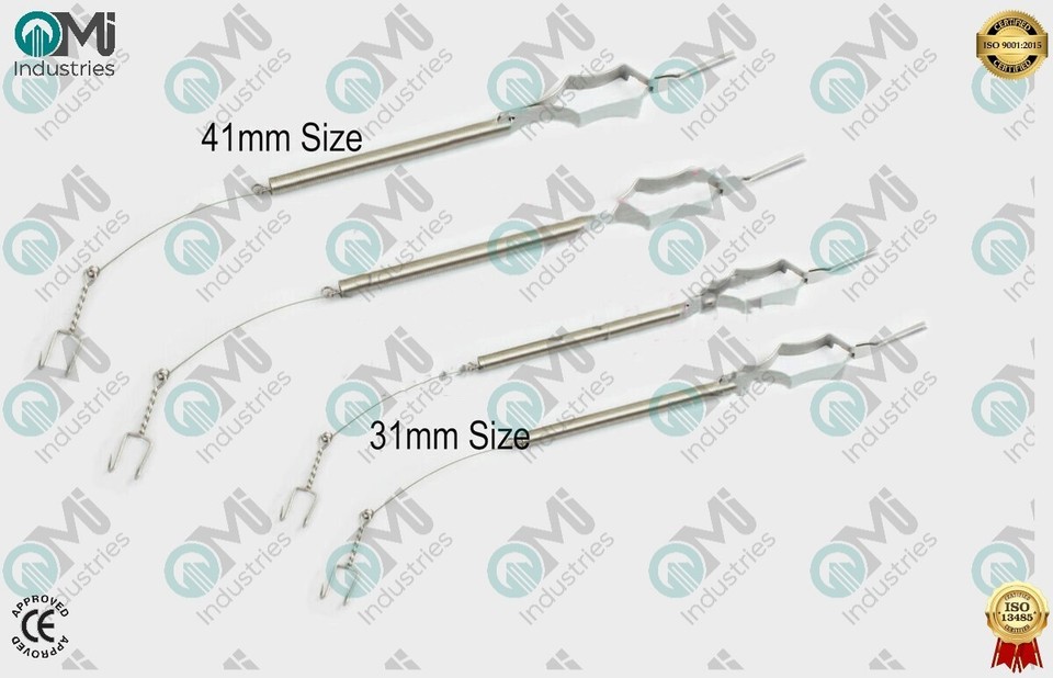 yasargil Gelea Spring Hook Length 31 cm & 41 Cm 4 PCs Set Surgical ...