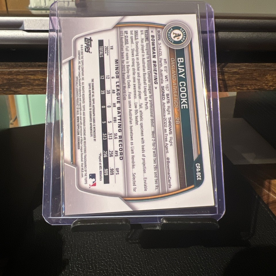 bjay cooke bowman chrome auto | eBay