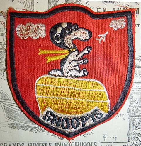 SNOOPY - Newspaper Backed Patch - 20th TASS - KHE SANH, HUE - Vietnam ...