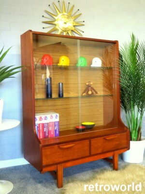 £100 OFF MCM Mid Century Vintage Retro Teak Highboard Sideboard Cabinet ...