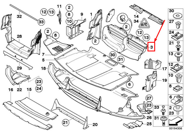 BMW 51717050537 Genuine OEM Factory Original Air Guide for sale online ...