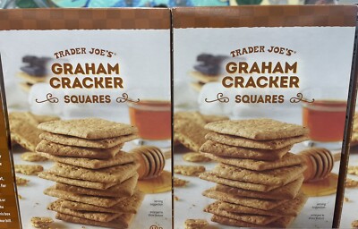 2 PACK Trader Joe's Graham Cracker Squares 14.1 oz Each Pack LIMITED | eBay