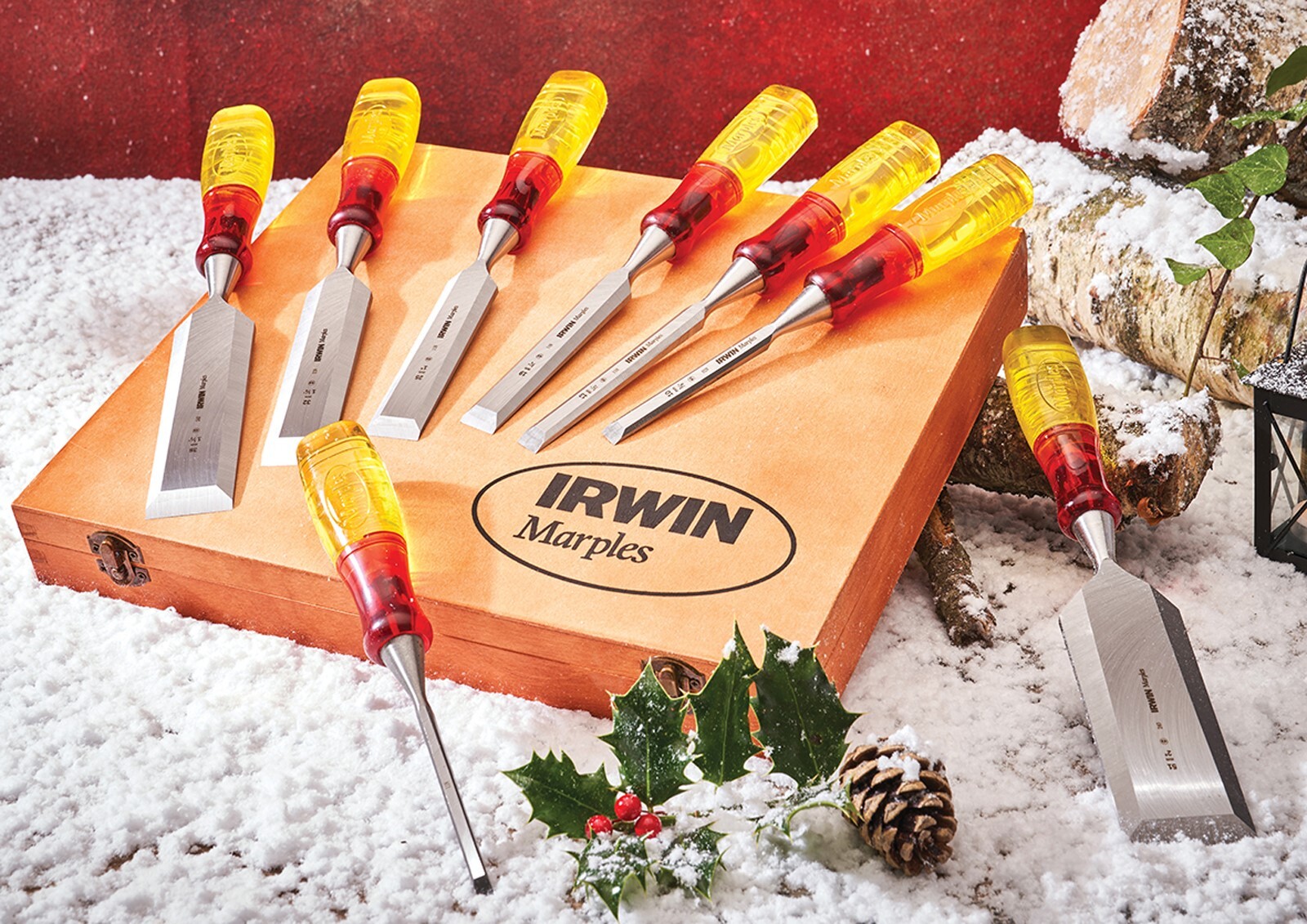 Irwin Marples 8 Piece Splitproof M373 Wood Chisel Set 6-50mm Boxed ...