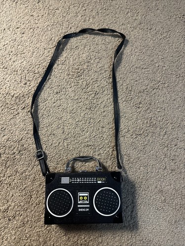 Crossbody Retro Boom Box Radio Mini Handbag Shoulder Messenger ...
