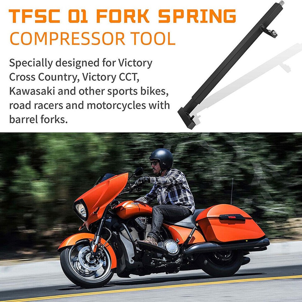 TFSC 01 Motorcycle Fork Spring Compressor Tool for Sport Bikes Road ...