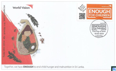 Sri Lanka Stamps 2024, World Vision, Children, SFDC | eBay