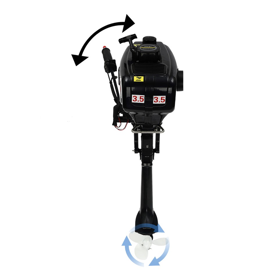 2-Stroke Outboard Motor Fishing Boat Dinghy Engine CDI Water-Cooled ...