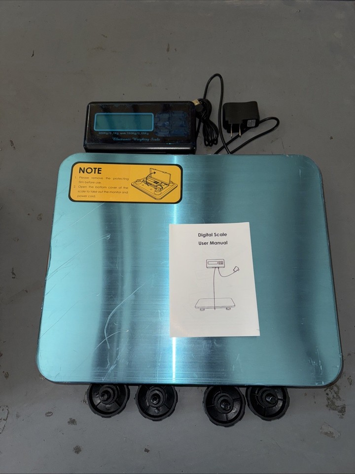 Brand New DIGITAL SHIPPING SCALE POSTAL PARCEL SCALE 660 LBS STAINLESS ...