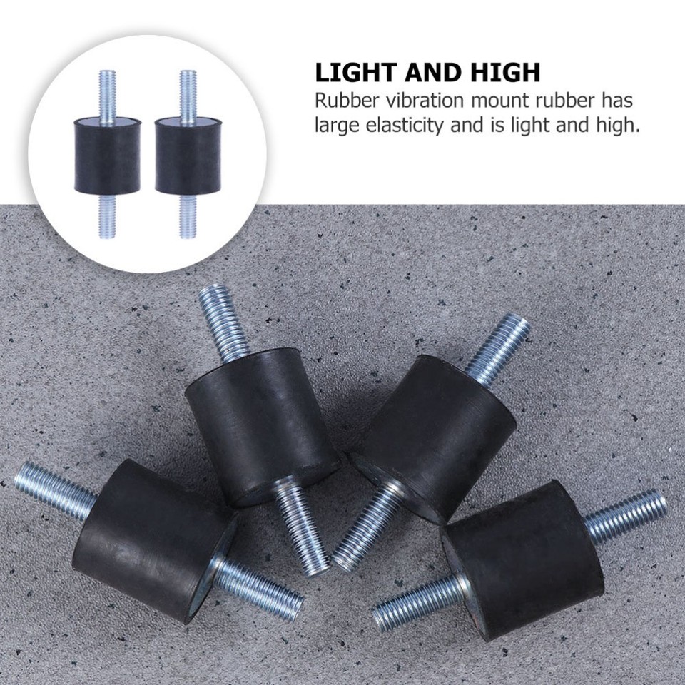 5 Pcs Rubber Isolator Vibration Support Isolation Pads Motor Mount ...