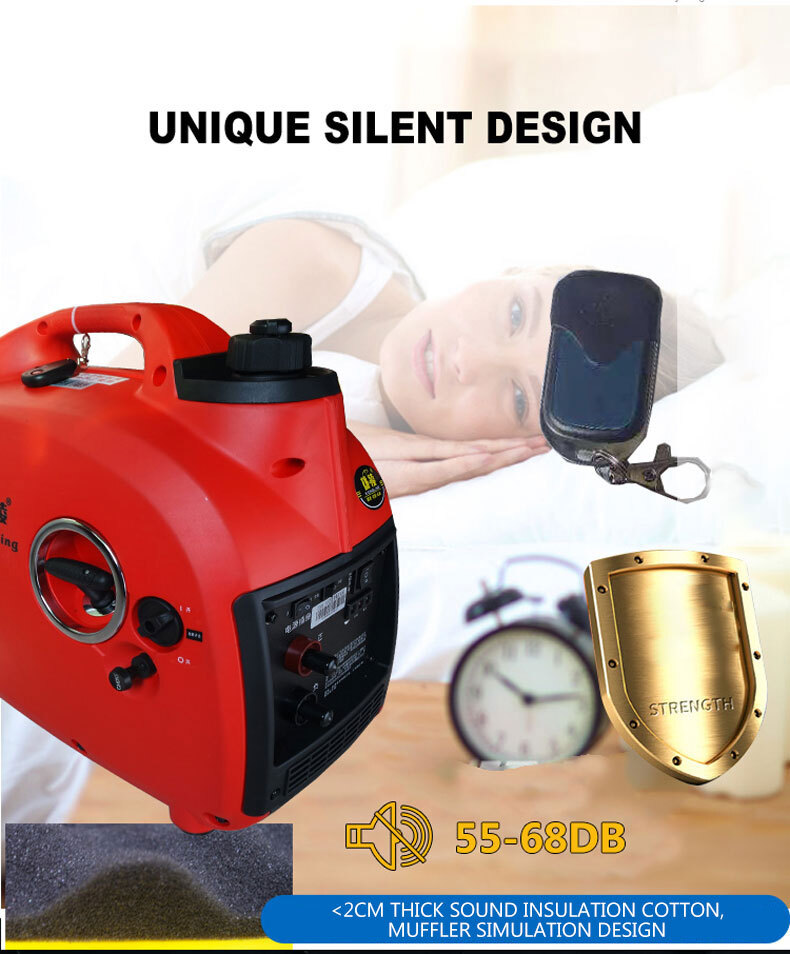 Electric Vehicle Generator 1.5KW 148F motor 48v 60v 72v silent ...