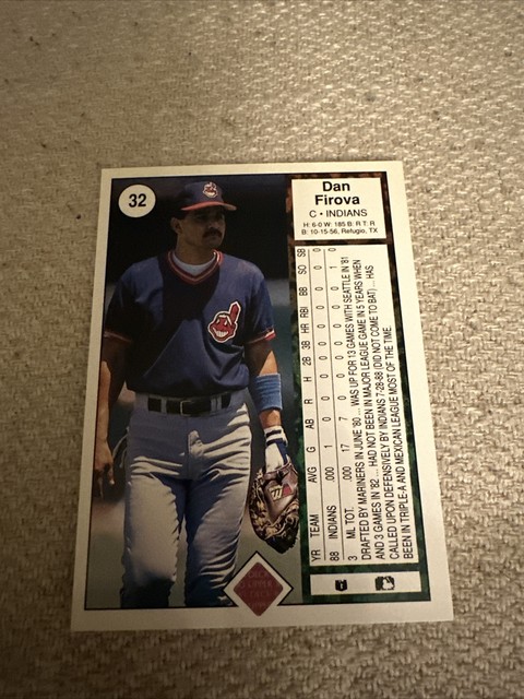 1989 Upper Deck - #32 Dan Firova (RC) for sale online | eBay