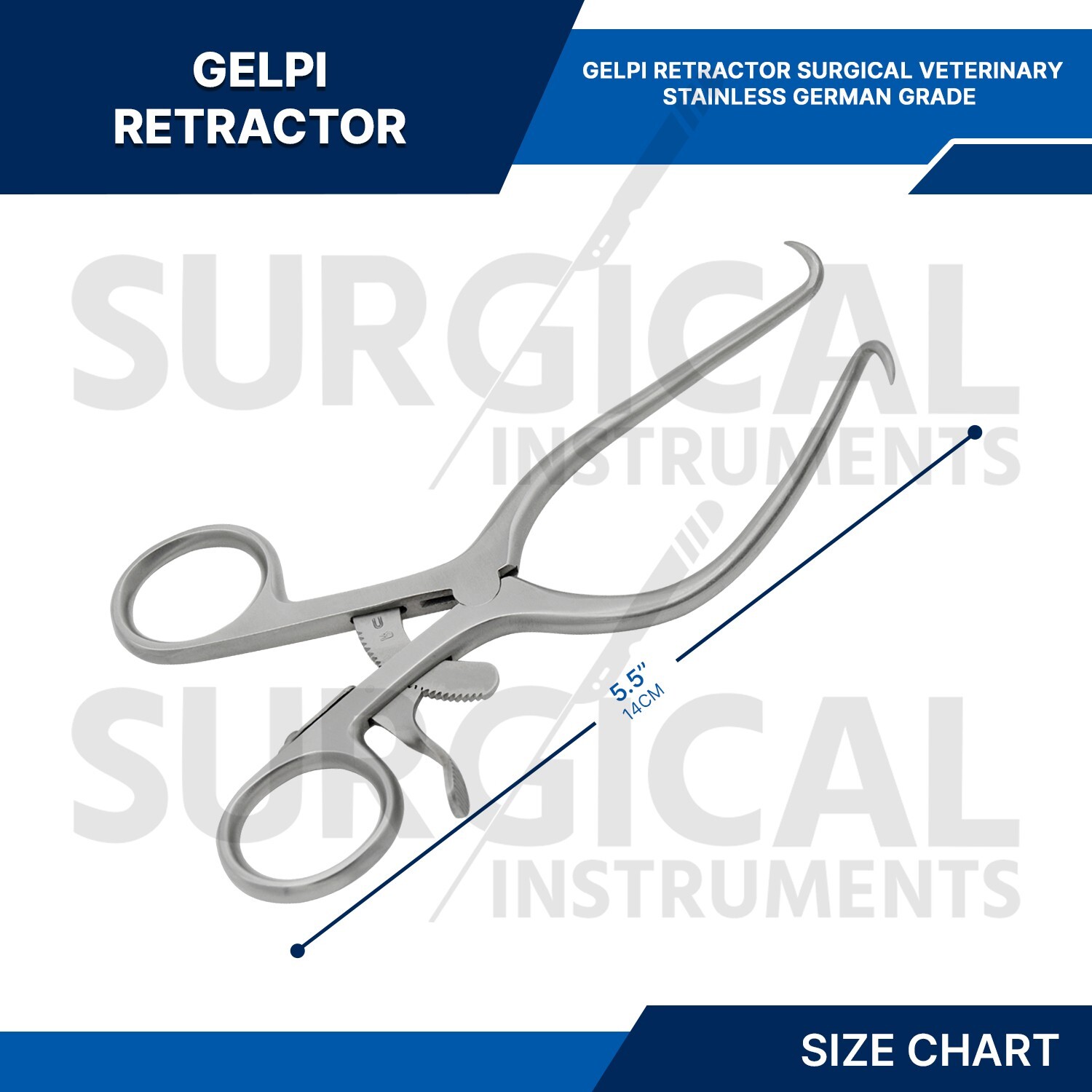 Gelpi Retractor 5.5" For Veterinary, Orthopedic, & Spinal Surgeries ...
